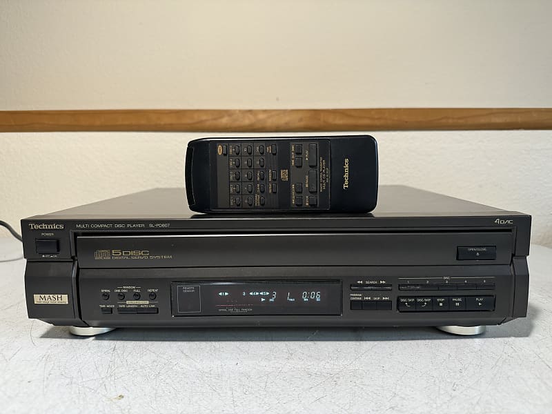 Technics SL-PD807 CD Changer 5 Compact Disc Player HiFi | Reverb