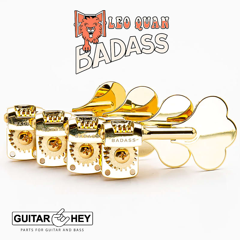 NEW Leo Quan Badass 4-in-line OGT Mini Bass Keys Open-Gear | Reverb
