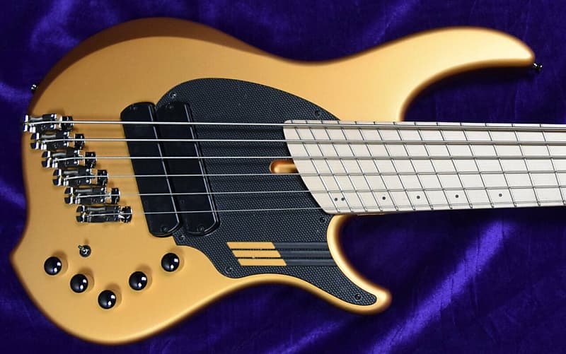 Dingwall NG-2 (6 String), Matte Gold Metallic with Maple | Reverb UK