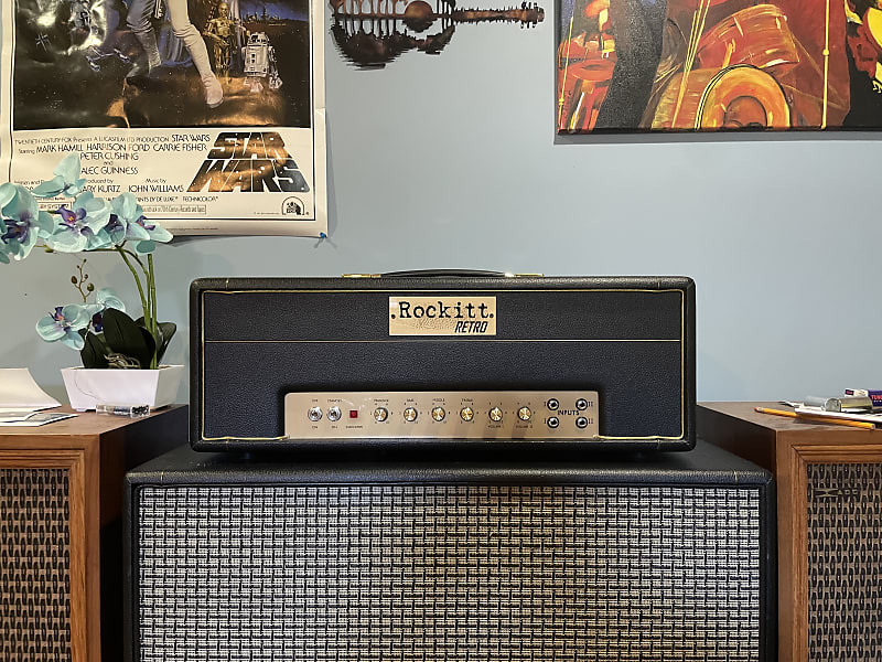 Rockitt Retro RR50 (50W Marshall Plexi Replica) 2021 - Black | Reverb