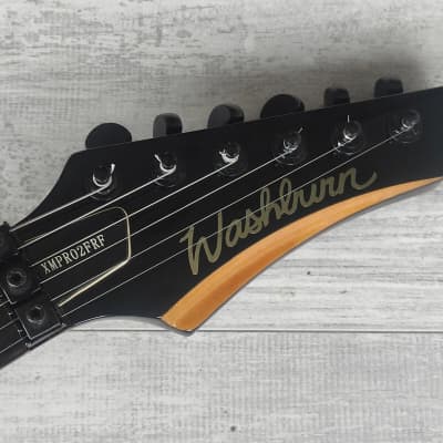 2013 Washburn XMPRO2FRF HH Superstrat (Black Flame) | Reverb