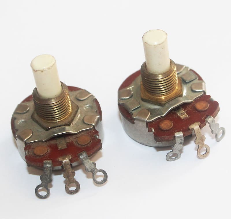 Vintage 1975 CTS Potentiometers 25th week 1975 10K Pots | Reverb