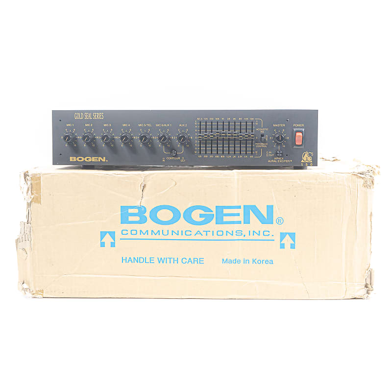 Bogen GS-150 Gold Seal Series Mixer Amplifier with Box | Reverb