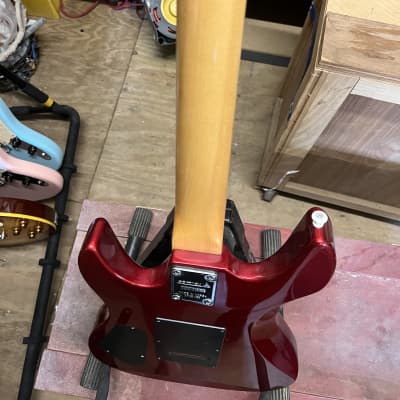 Samick Super Strat SSS 90s - Red | Reverb