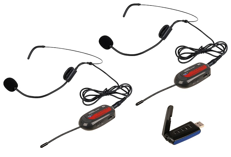 VocoPro Commander-USB-HEADSET Two-Channel Digital UHF | Reverb