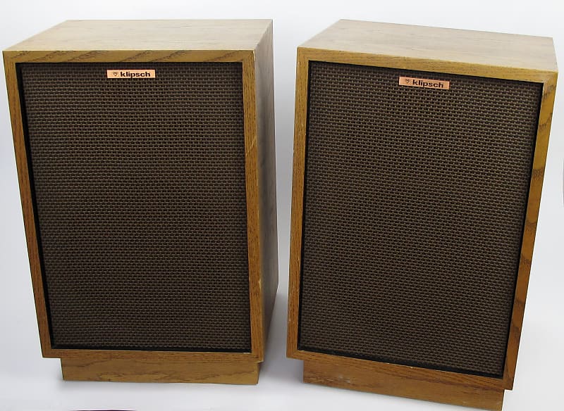 Klipsch Heresy HOO consecutive serial numbers Slanted Risers | Reverb