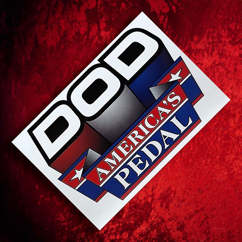 DOD PEDALS "AMERICA'S PEDAL" MAGA STICKER INSANELY RARE | Reverb