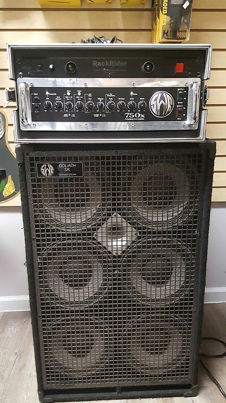 SWR Swr 750x Bass Goliath Senior 4 6x10 Bass Speaker Cabinet | Reverb