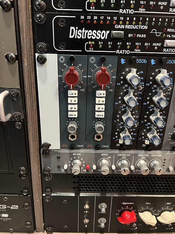 BAE 1073MPL 500 Series Mic / Line Preamp pair | Reverb