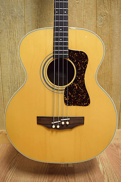 Guild B30 1987 Natural Acoustic Bass Guitar Vintage All | Reverb
