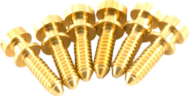 Kluson USA Brass Intonation Screw Set Of 6 For Nonwired ABR-1 | Reverb