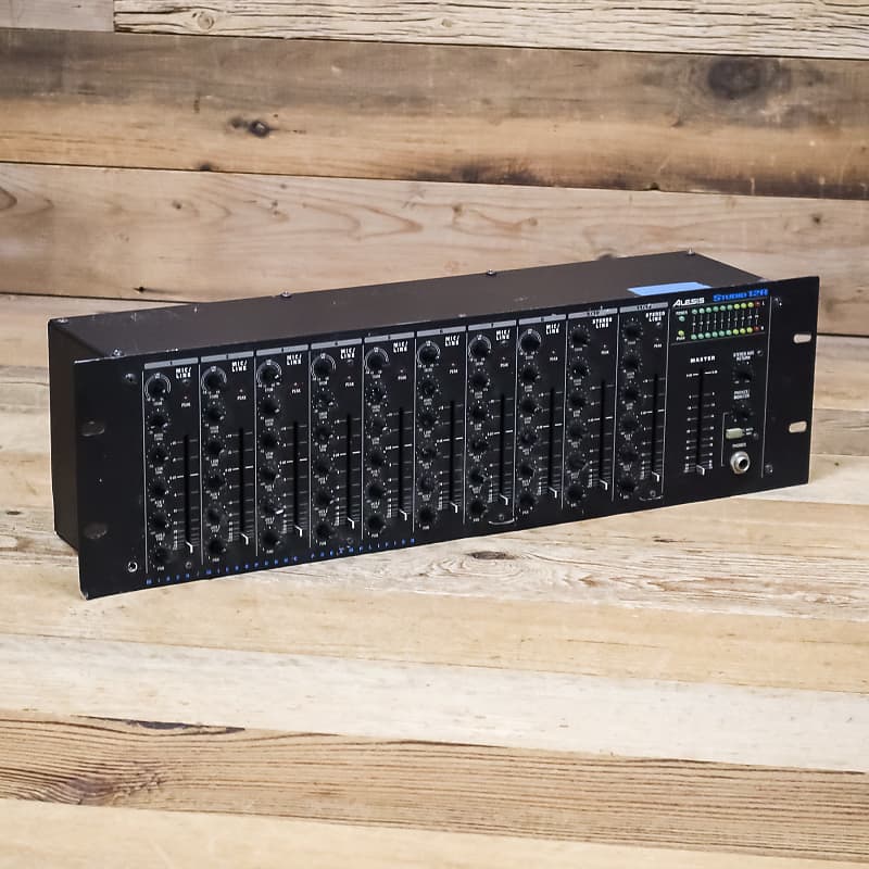 As Is Alesis Studio 12R 12-Channel Rack Mixer Studio 12-R | Reverb