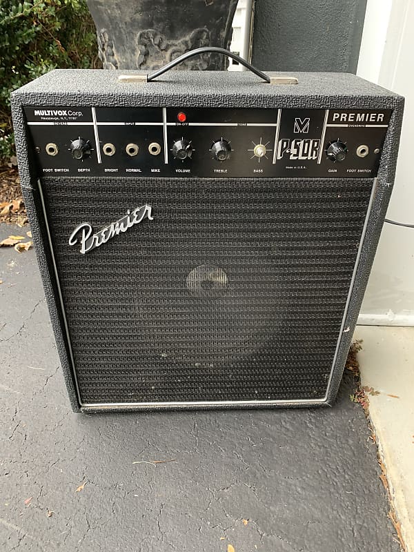 Vintage Multivox Premier P-50R Guitar Amp with Reverb & | Reverb