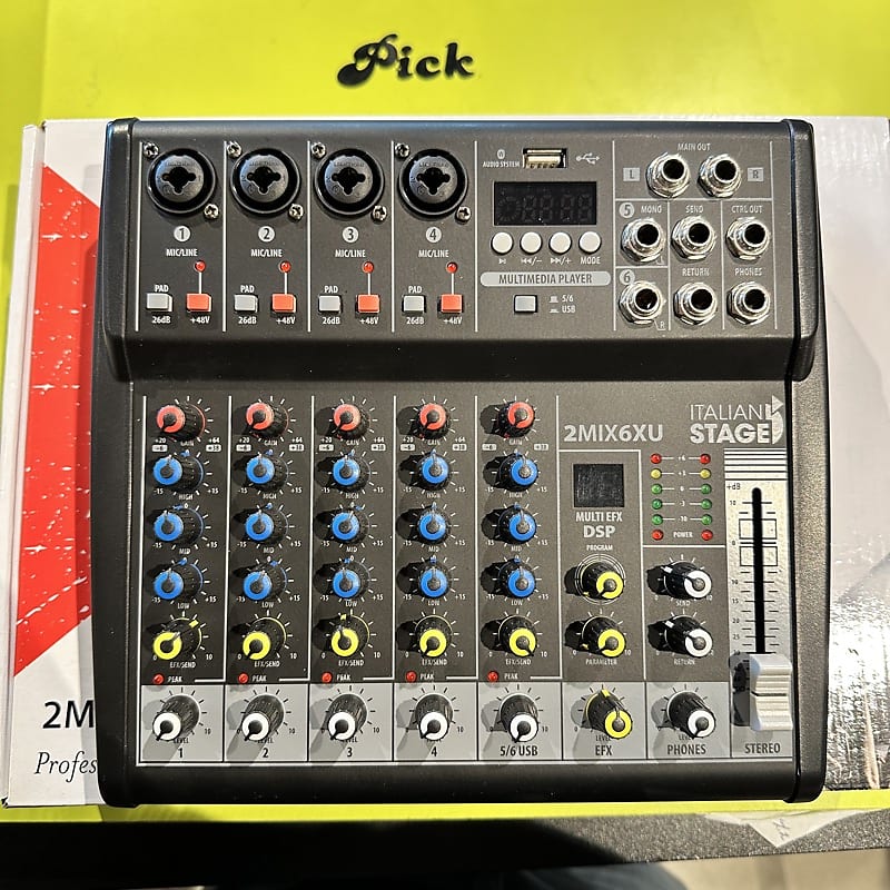 Italian Stage 2MIX6XU Mixer analogico 6 canali | Reverb