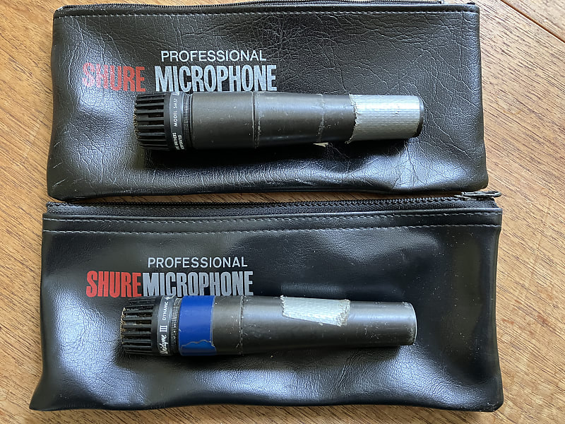 Pair of Shure Unidyne III SM57 Cardioid Dynamic Microphones | Reverb