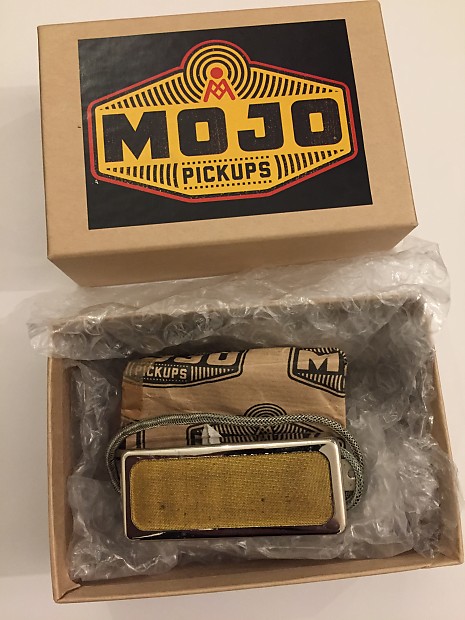 Mojo Pickups Gold Foil Mini Humbucker 2017 Nickel / Gold | Reverb