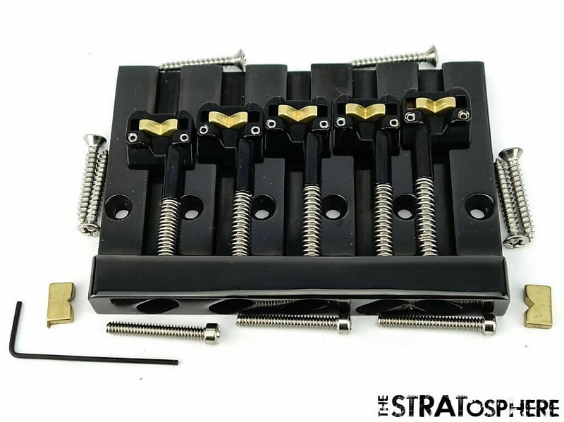 NEW Hipshot Kickass High Mass 5 STRING Bass BRIDGE for Badass | Reverb