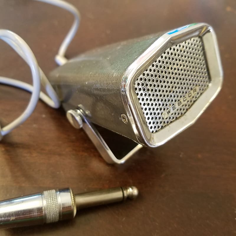 Webcor Weird Japan Harp Mic Desk? 1960s Chrome and | Reverb Canada