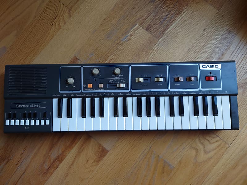 Vintage 1980s Casio MT-41 37 Key Synth Made in Japan ( aka | Reverb