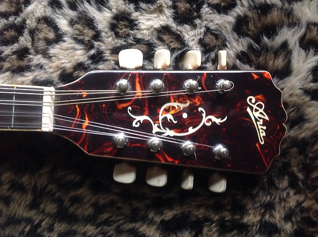 Aria Early 70's Vintage Mandolin Made In The Famous Matsomoku | Reverb