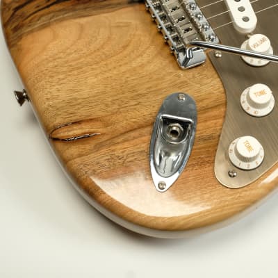 Freakaster Stratocaster Walnut Body, Flame Maple Neck | Reverb