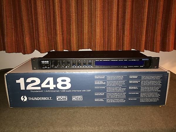 MOTU 1248 Thunderbolt / AVB Ethernet / USB Audio Interface | Reverb