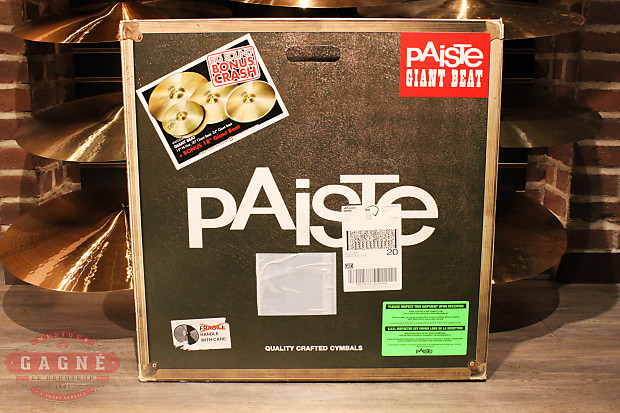 Paiste Giant Beat Cymbal Pack - 15"Hats+20"Crash+24"Ride | Reverb UK