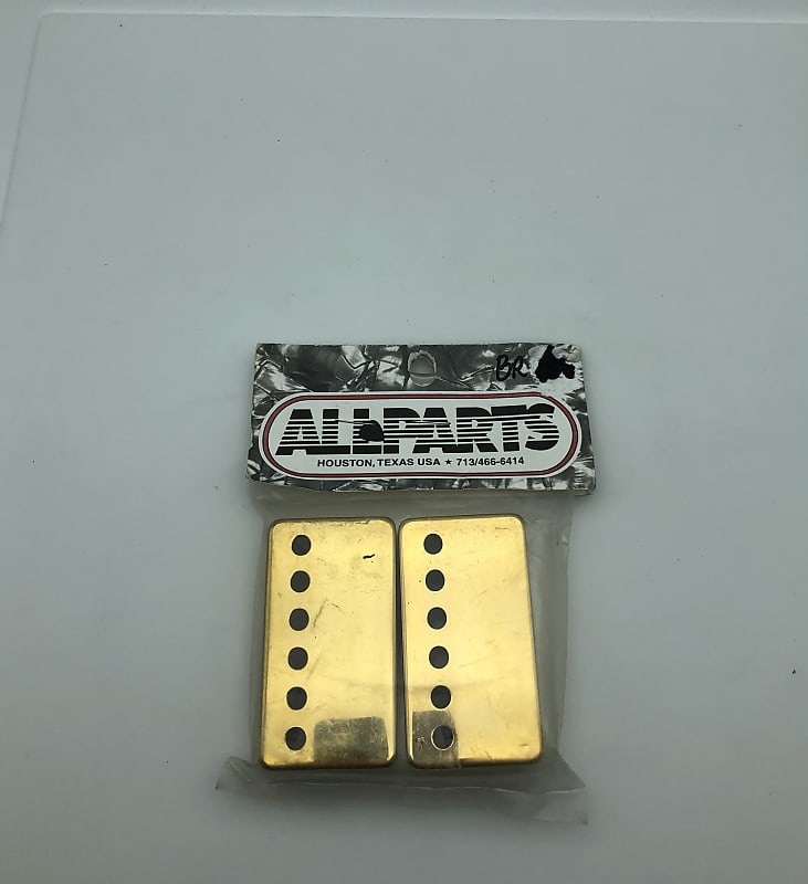 Allparts NOS Gold Humbucker Pickup Covers Modern Bridge | Reverb