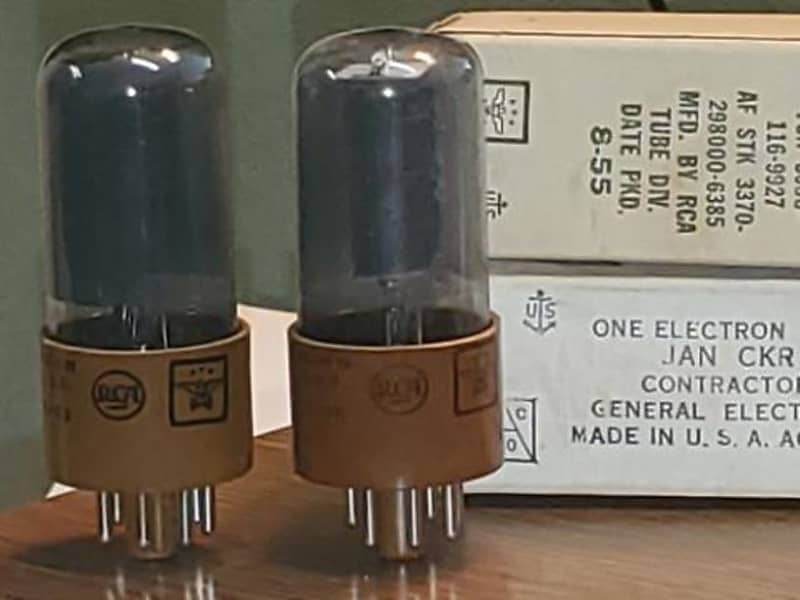 6V6GTY JAN RCA NOS/NIB 1950's MaxiMatcher2 matched/TV-7 | Reverb