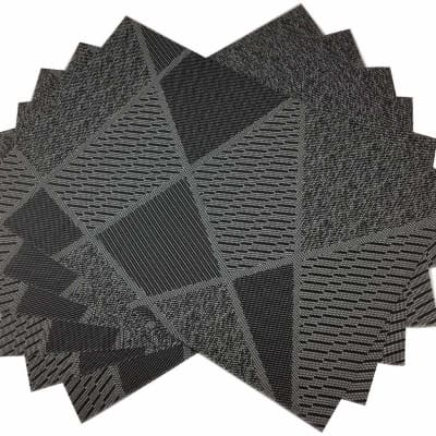 Guitar amp grill cloth - Wood black | Reverb