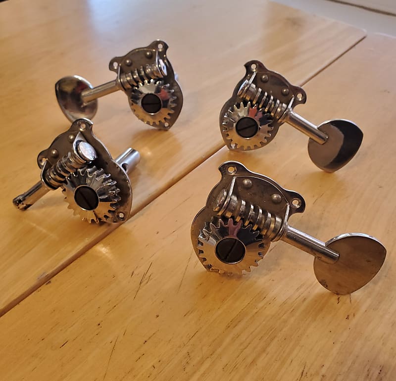 Unknown Upright Double Bass tuners tuning machines | Reverb