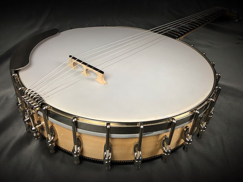 Dawson 6 String Banjitar Ganjo 12” Custom Handmade Banjo | Reverb UK