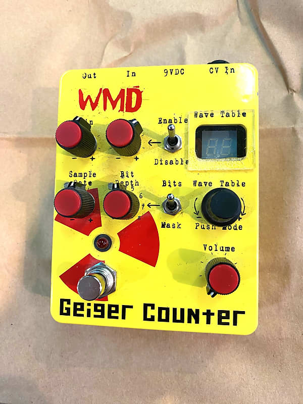 WMD Geiger Counter Bass Mod 2010s - Yellow | Reverb