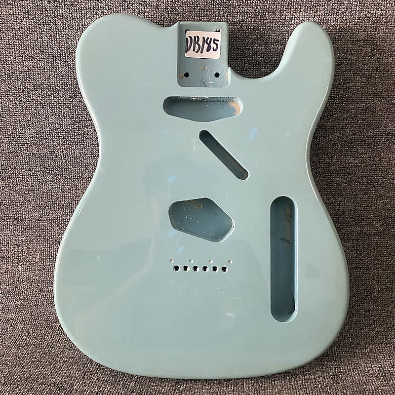 Blue Solid Telecaster Tele Style Guitar Body | Reverb