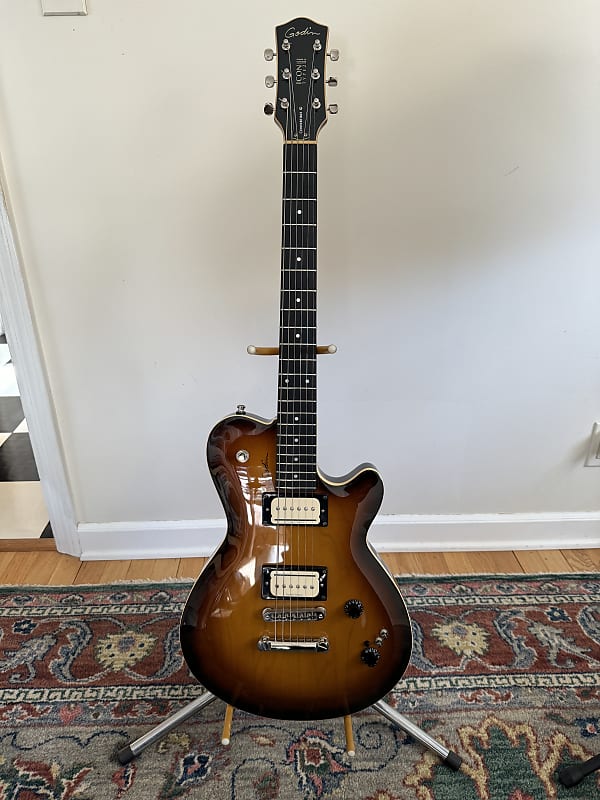 Godin Icon Type II Convertible 2010s - Tobacco Burst | Reverb