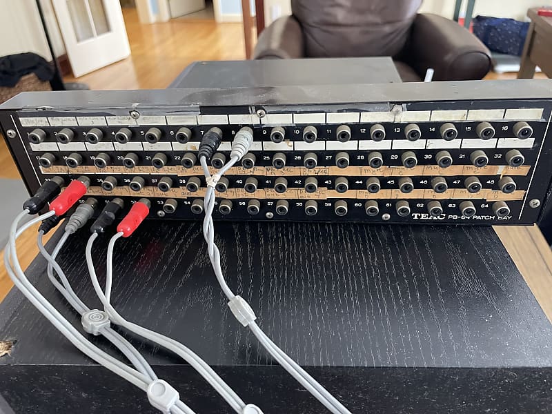 TEAC PB 64 patch bay Late 1980s - Black | Reverb