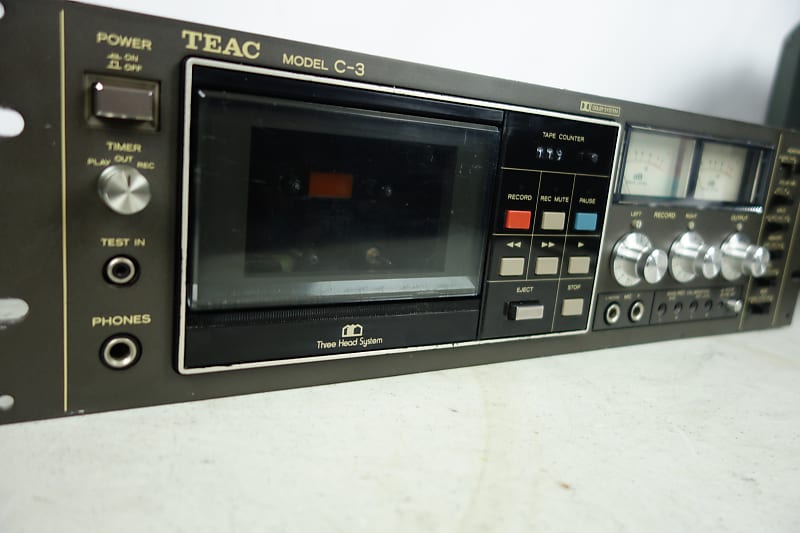 Teac C-3 Three Head Dolby System Cassette Player Recorder | Reverb