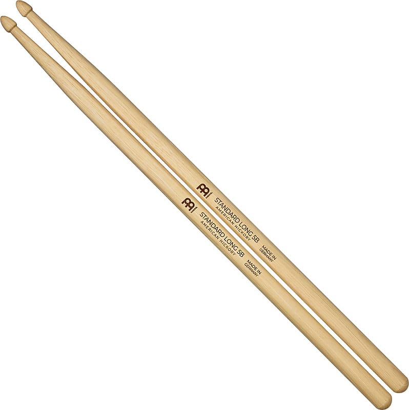 Meinl 5B Standard LONG Drum Sticks American Hickory SB104 | Reverb UK