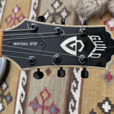 Guild Nightbird - Rare and gorgeous all black 1985 in | Reverb