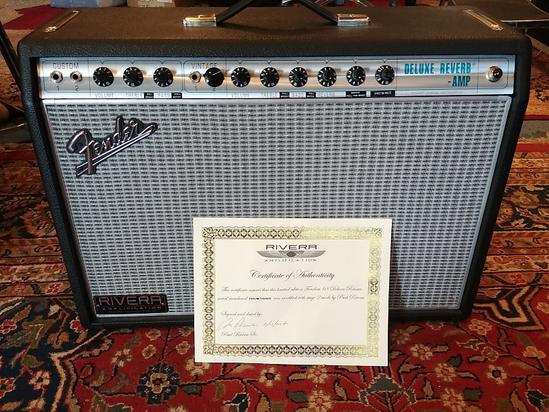 Fender Deluxe Reverb Amp 1968 reissue Rivera Mod 2017 | Reverb
