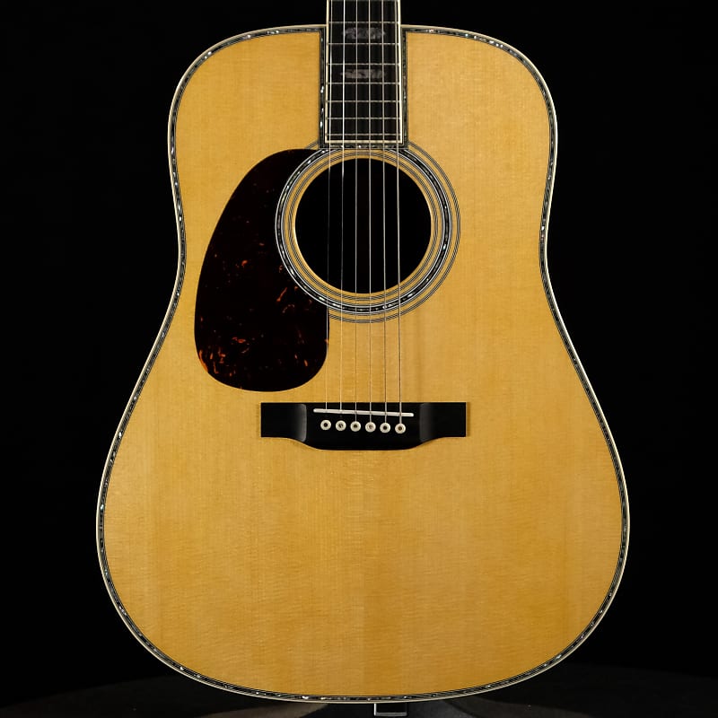 Martin D-45 Left-handed Dreadnought Acoustic Guitar - Natural | Reverb