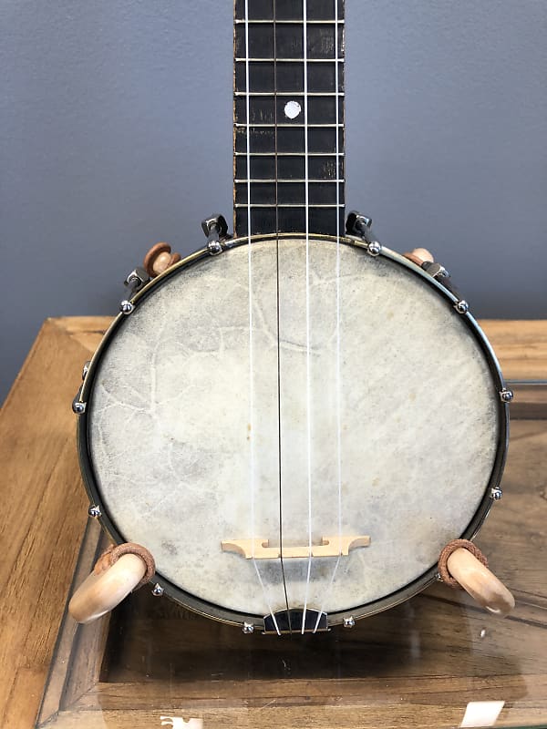 Slingerland Maybell Banjo Ukulele Black satin | Reverb