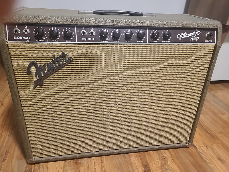 Fender 63 Vibroverb Brownface Reissue w upgraded speakers & | Reverb