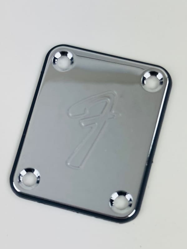 Fender Four-Bolt Neckplate with Plastic Backplate 1978-79 - | Reverb