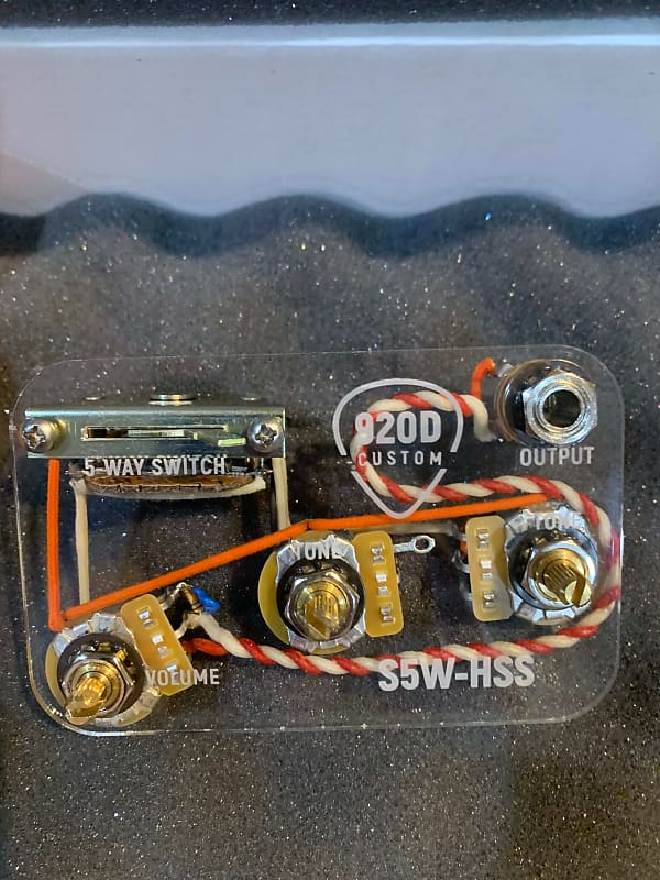 920D Custom S5W-HSS Stratocaster 5-way Super Switch Wiring | Reverb