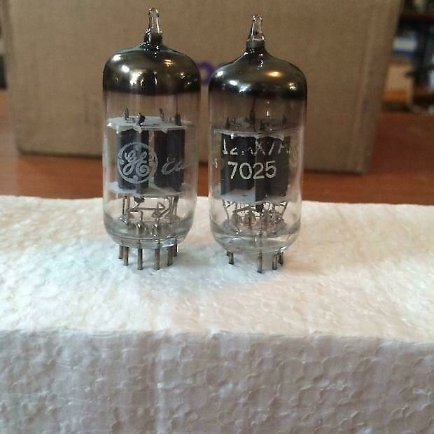 Vintage matched pair GE Ecc83/ 12ax7 7025 60s General | Reverb