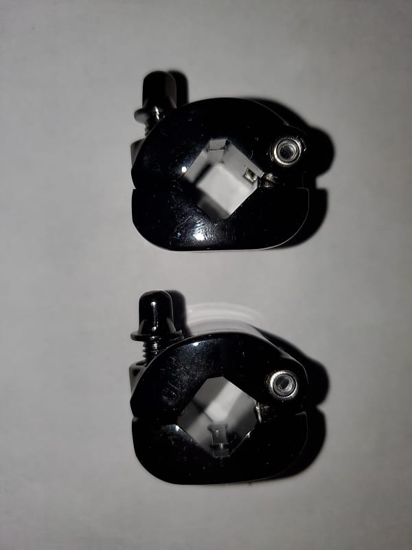 DW 2 x black anodized memory locks - Black chrome | Reverb