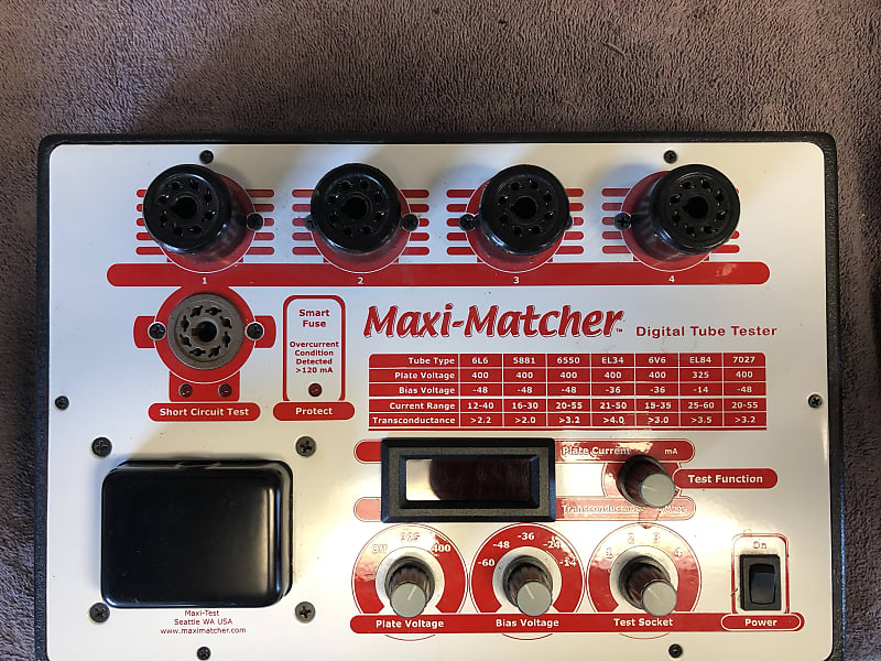Maxi-Matcher Digital Tube Tester | Reverb