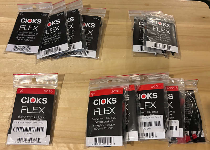 CIOKS Flex Cables Lot 12 1080 2050 2030 8800 | Reverb