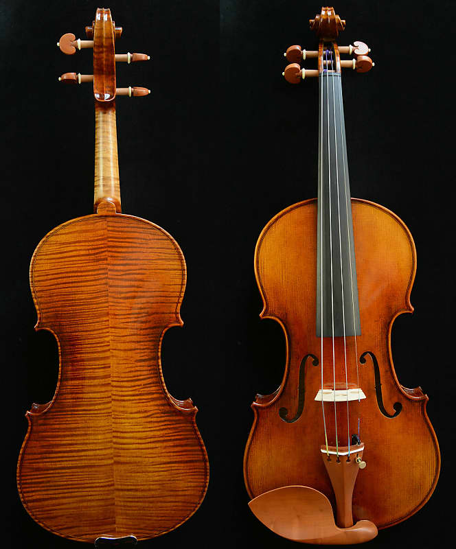 Stradivari Violin European Wood Fantastic Sound | Reverb